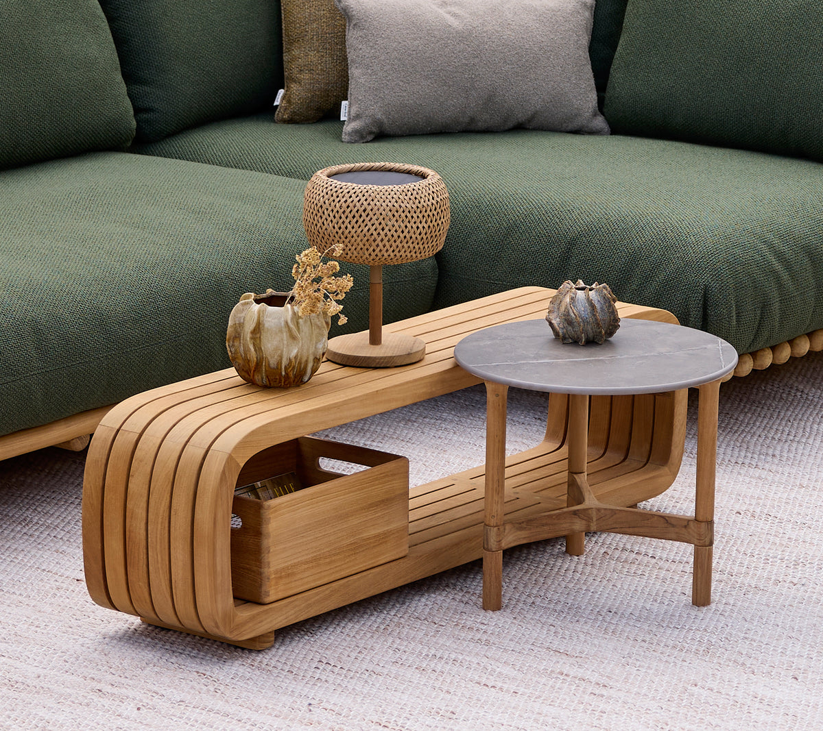 Cane-line Twist coffee table, small - Exclusive Danish design furniture ...